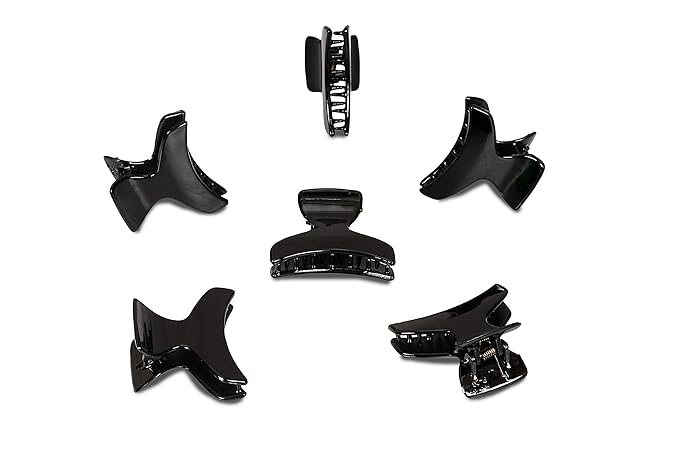 Delush Design Plastic Hair Clutch for Women Medium Size Trendy Hair ...