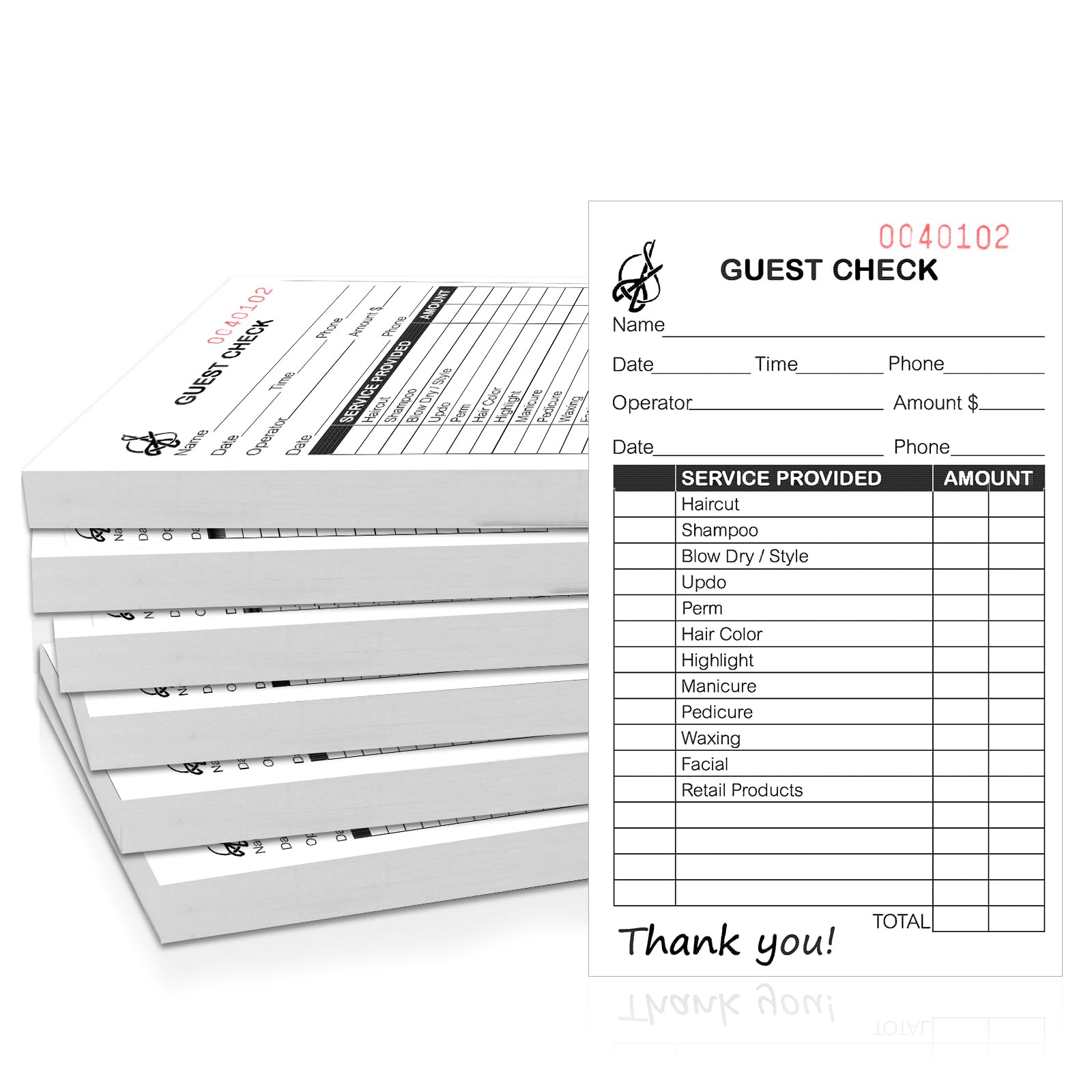 Mua 12 Pack Salon Check Pad Guest Checks Books Server Note Pads Waiter ...
