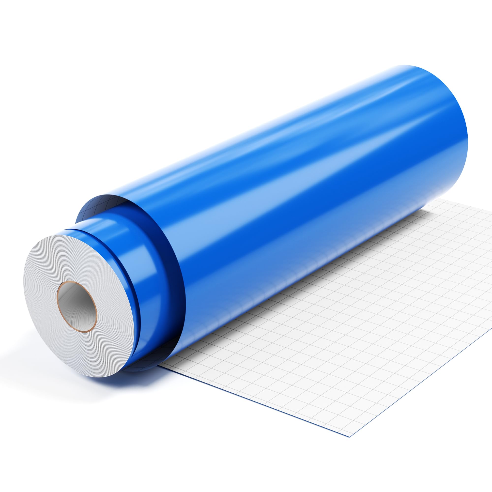 Blue Permanent Vinyl Roll, 12" x50FT Glossy Blue Vinyl for Cricut ...