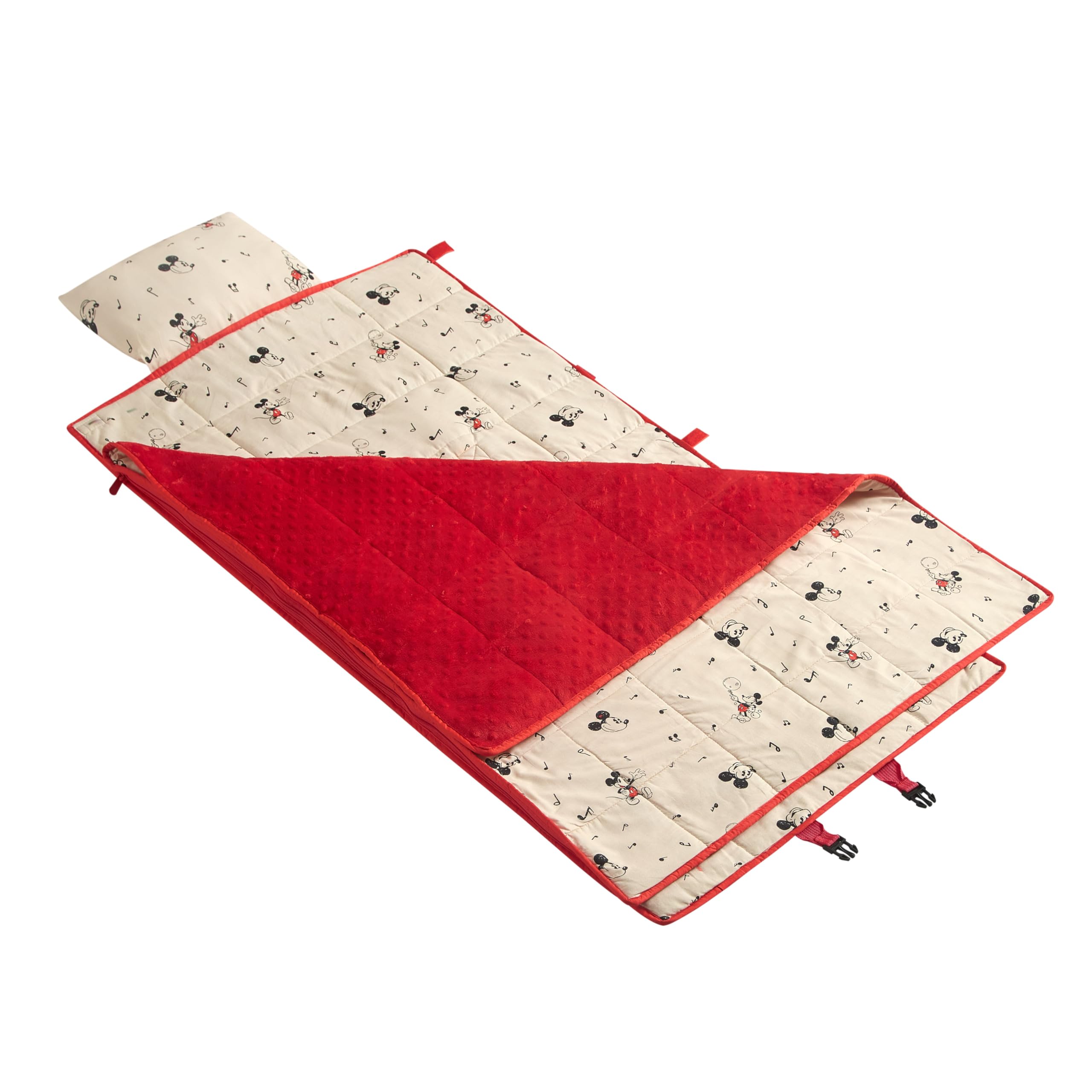 Disney Mickey Mouse 3-in-1 Travel Slumber Nap Mat with Built in Pillow ...