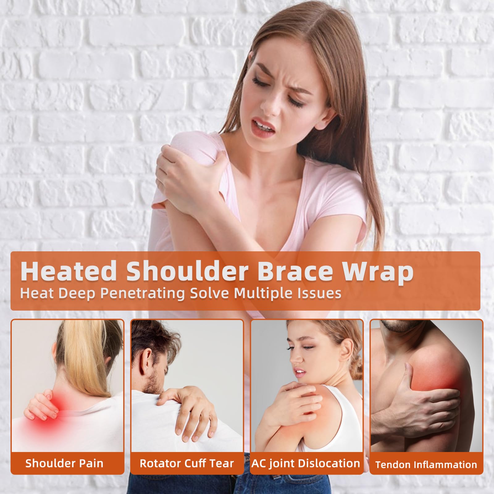 Mua Shoulder-Heating-Pad-Heated-Wrap - 3 Speed Adjustable Temperature ...