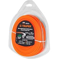 Truper HTR3-95, Hilo redondo para desbrozadora, carrete, 262 m , 2.4 mm : Amazon.com.mx ...