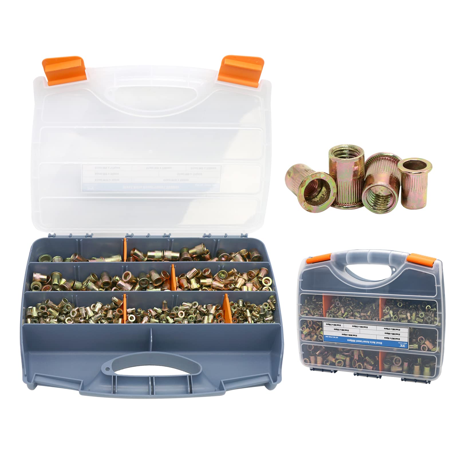 Mua 860pcs Rivet Nut Assortment Kit, M3 M4 M5 M6 M8 M10 M12 Metric ...