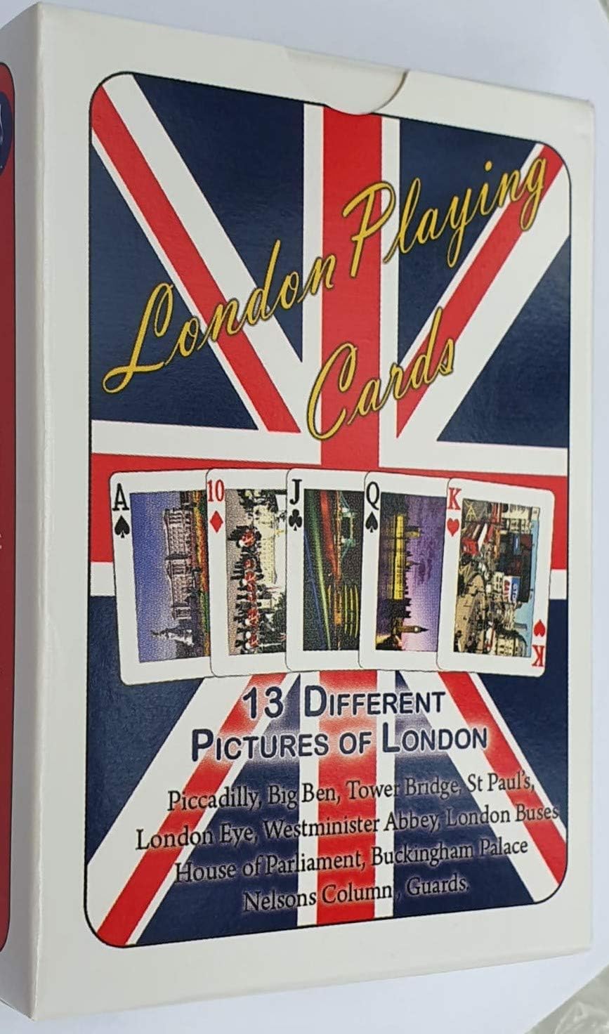 Playing Cards Deck Pictures of London – Novelty London UK Souvenir ...