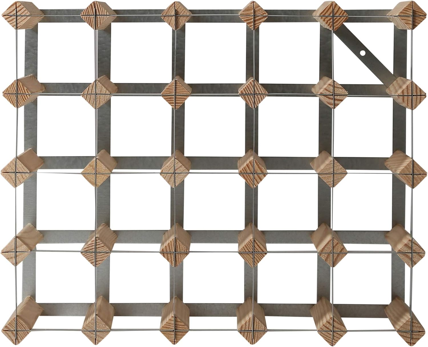 RTA 25 Bottle Traditional Wine Rack-Kit-Natural Pine (FSC), Wood, 52.3 ...