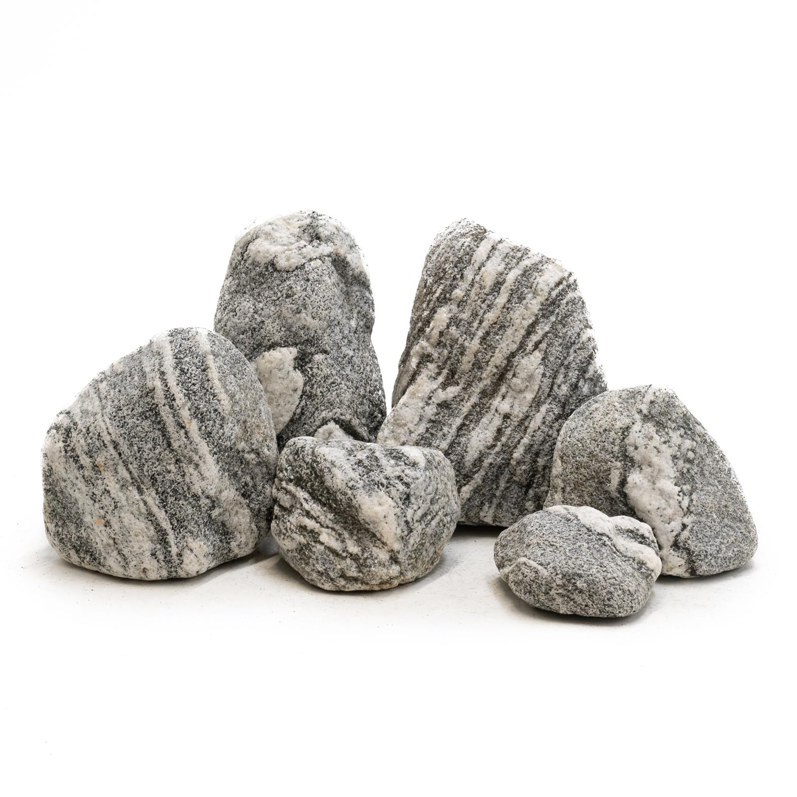 KINGRUI Natural Aquarium Rocks Silver Seiryu Rock Mountain Stone 2 ...