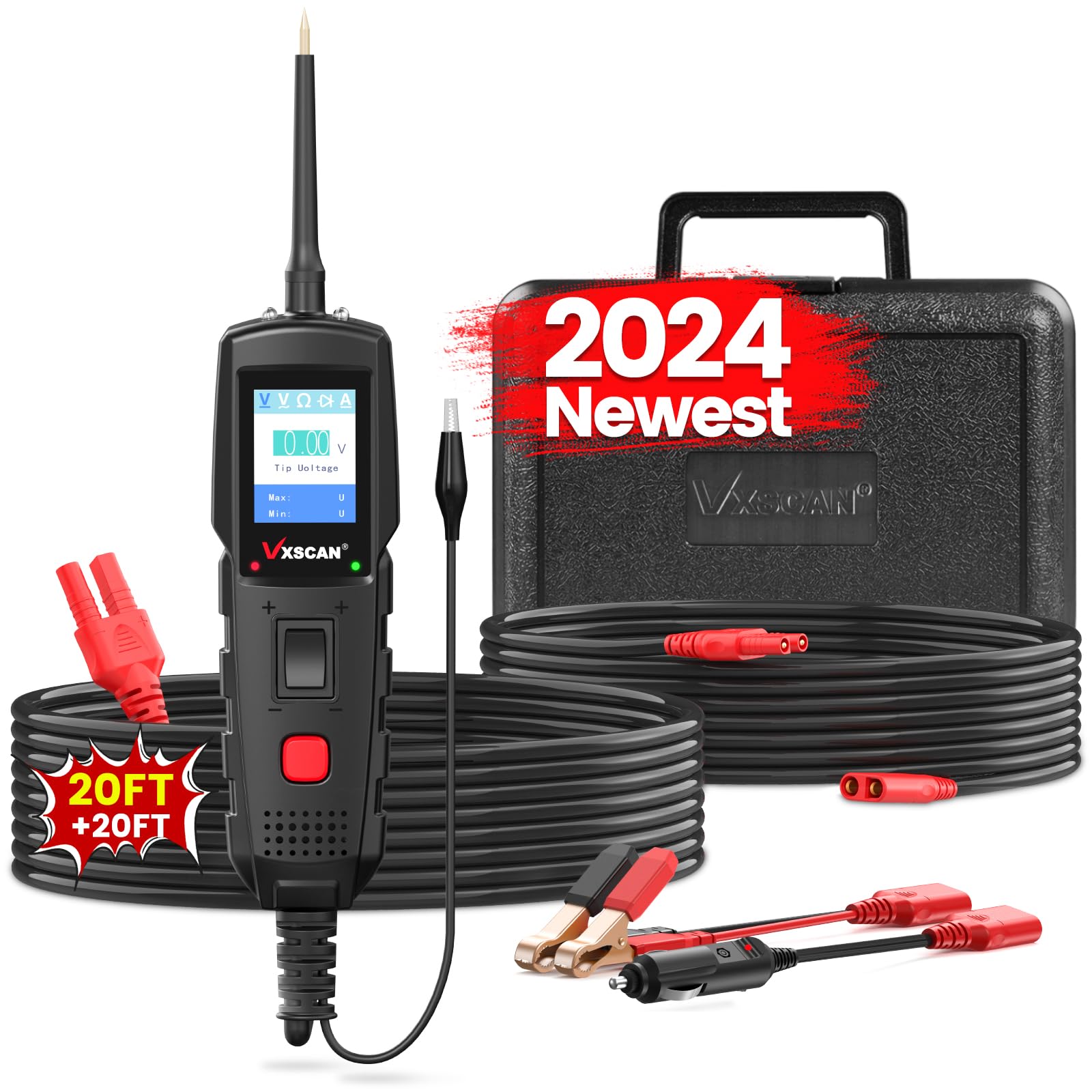 Power Circuit Probe Kit, 12V 24V Automotive Circuit Tester Electrical ...