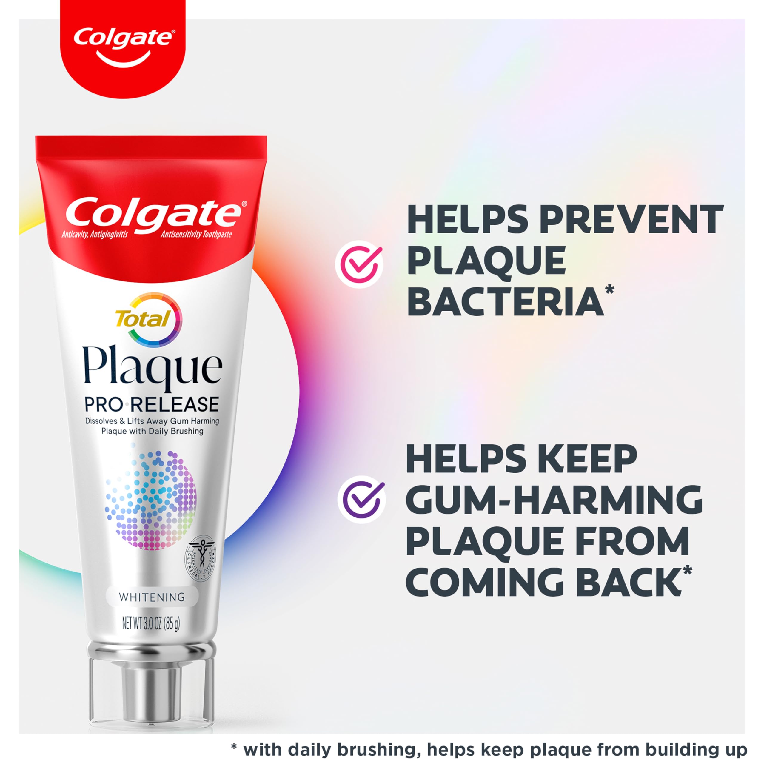 Mua Total Plaque Pro Release Whitening Toothpaste, 2 Pack, 3.0 Oz Tubes ...