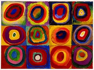 Amazon.com: Wassily Kandinsky Color-Study-Squares-With-Concentric ...