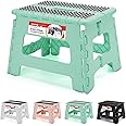 Amazon.com: ACSTEP 9 Inch Folding Step Stool 300 LB Capacity Non Slip ...