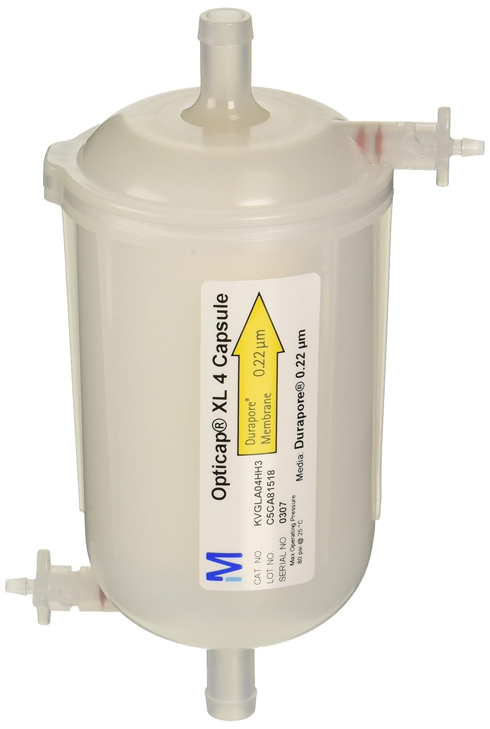 EMD MILLIPORE KVGLA04HH3 Opticap XL4 Polypropylene Non-Sterile Durapore ...