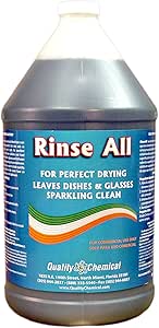 Amazon.com: Rinse All - Commercial Industrial Grade Rinse Aid-1 Gallon ...