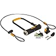 Amazon.com : OnGuard Double-Team PITBULL U-Lock and Cable , Black, 4.53 ...