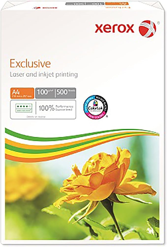 Xerox A4 100gsm Exclusive Paper - White Ream: Amazon.co.uk: Office Products