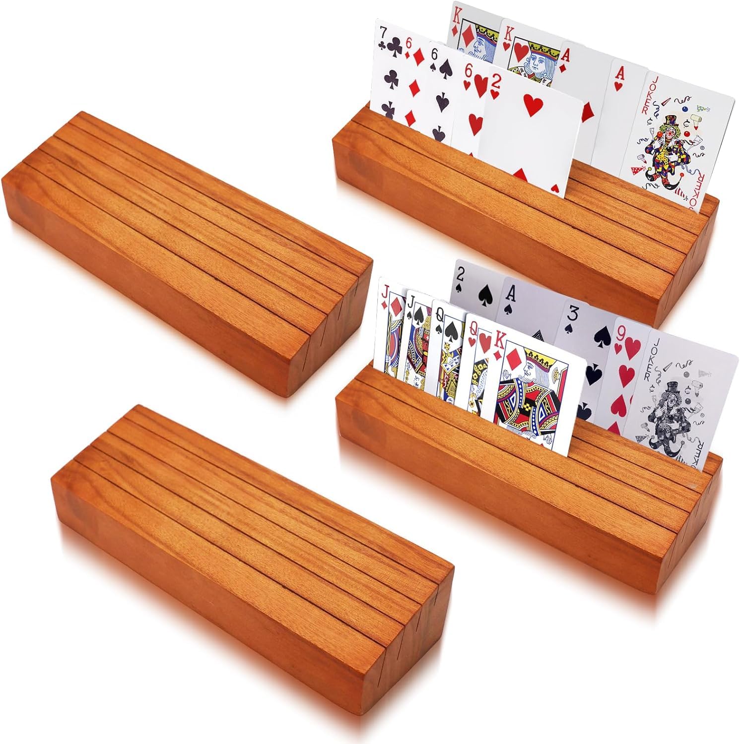 hismocal Playing Card Holders Deck Stand, Play Cards Holder for Kids or ...