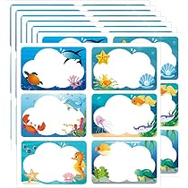 Ocean Theme Classroom Desk Name Plates 36 Ocean Theme Desk Name Tags ...