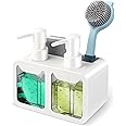Amazon.com: Kitchen Hand Soap and Dish Soap Dispenser Set, Dual Soap ...