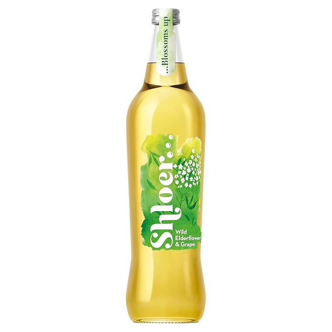 Shloer White Grape And Elderflower Sparkling Juice Drink, 750ml: Amazon ...