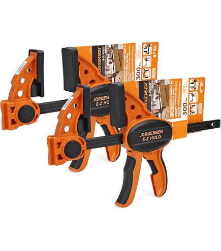 Spreader Bar Edward Tools Quick-Grip Clamps - 6 Inch Bar Clamps With ...