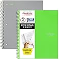 Amazon.com : Five Star Spiral Notebooks, 3 Subject, College Ruled Paper ...