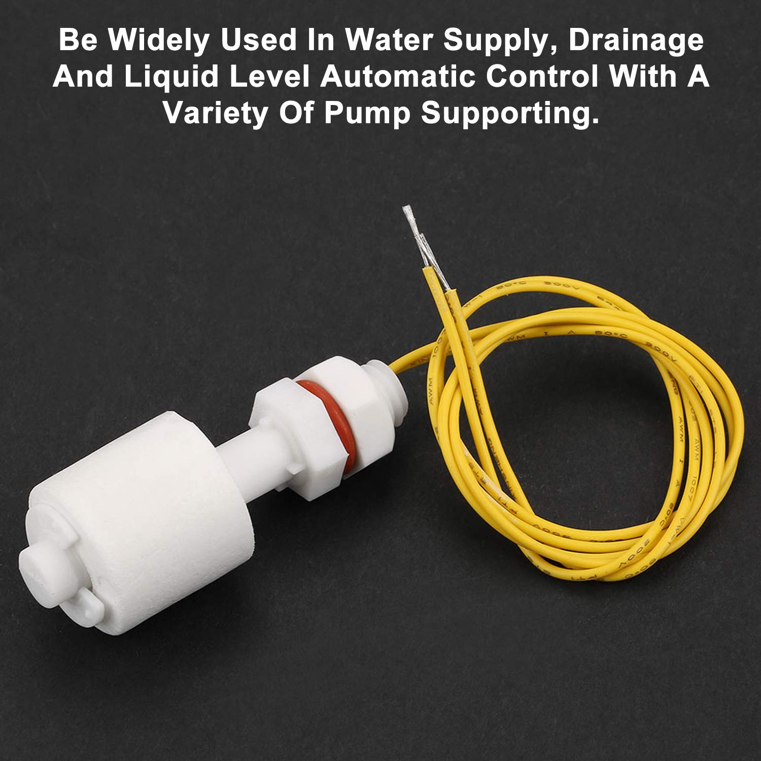 Keenso Float Level Switch, Mini Liquid Water Level Sensor Vertical ...