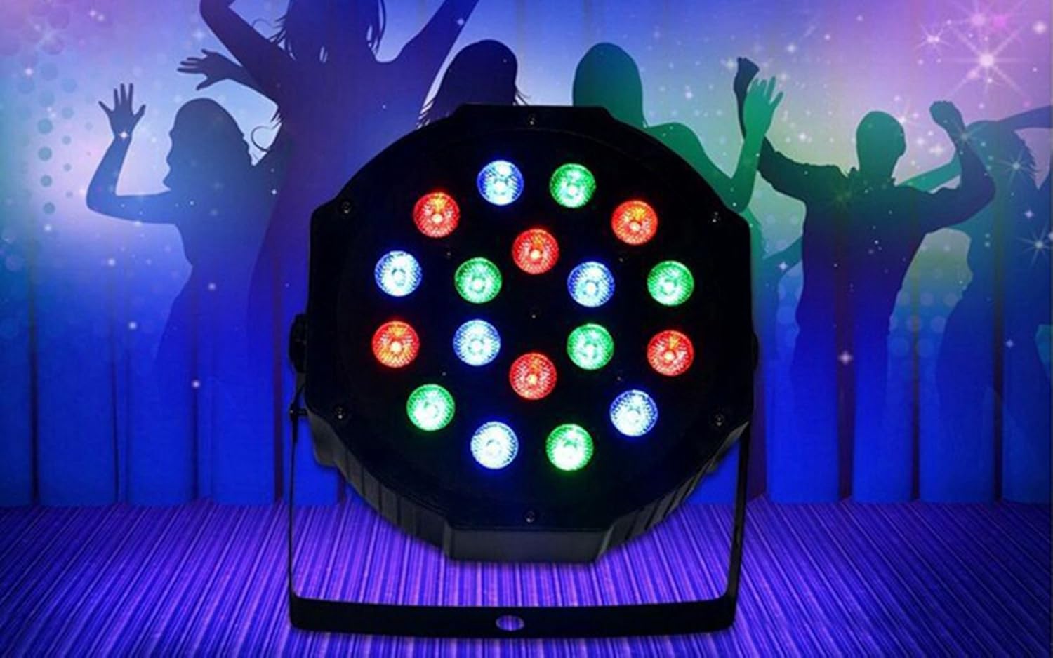 luci discoteca,Faro rgb faretto par led 36w 36 leds colorl effetto ...