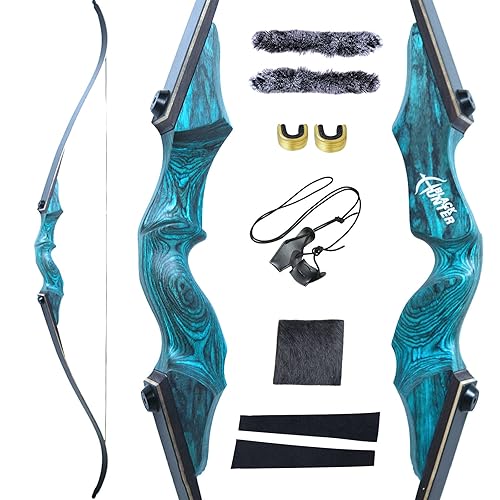 Black Hunter Takedown Recurve Bows for Adults Archery Bow Set Hunting ...