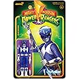 Amazon.com: Super7 Mighty Morphin Power Rangers Blue Ranger - 3.75 ...