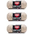 Amazon.com: Red Heart Super Saver Yarn, 3 Pack, Buff Fleck 3 Count