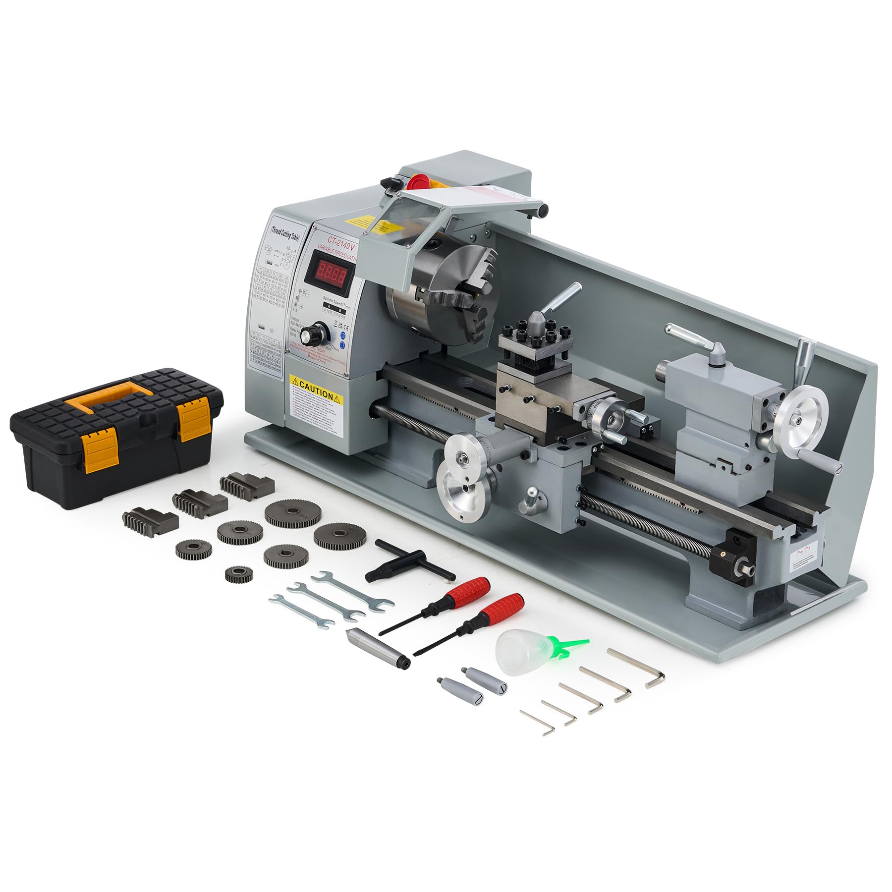 Mua CREWORKS 8''x16'' 750W Mini Metal Lathe with LCD Display, HP Motor ...