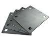 Jikacok 5-inch Steel Plate. 5" x 5" Premium 9 Gauge A36 Hot Rolled Mild ...