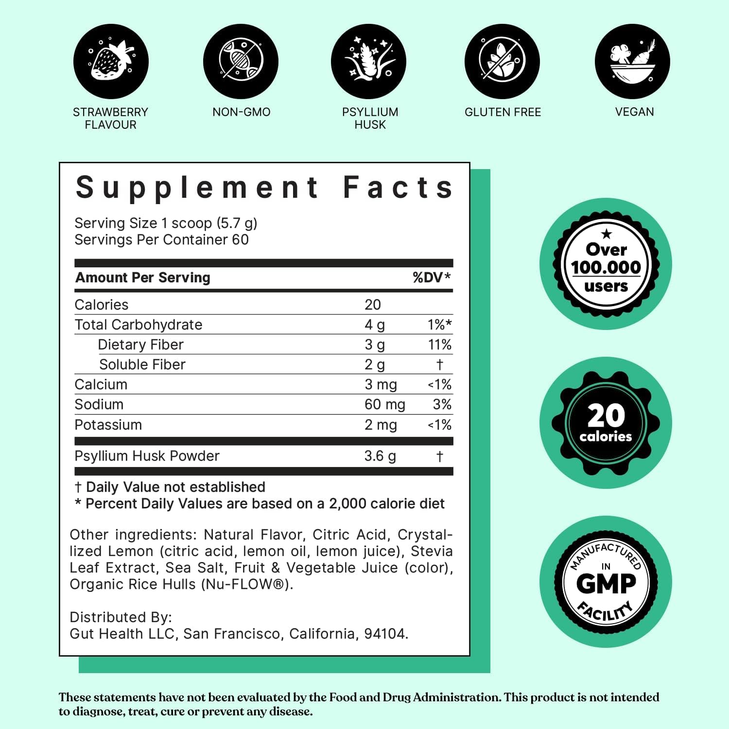 Mua ColonBroom Psyllium Husk Powder (Strawberry) - Colon Cleanse for ...