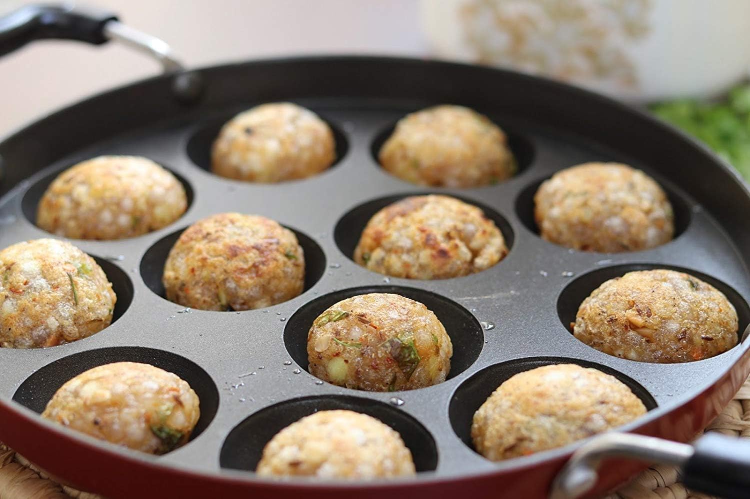 G&D Non Stick Appam Pan, Appam Maker 12 Pits Appam Maker, Appam Pan ...