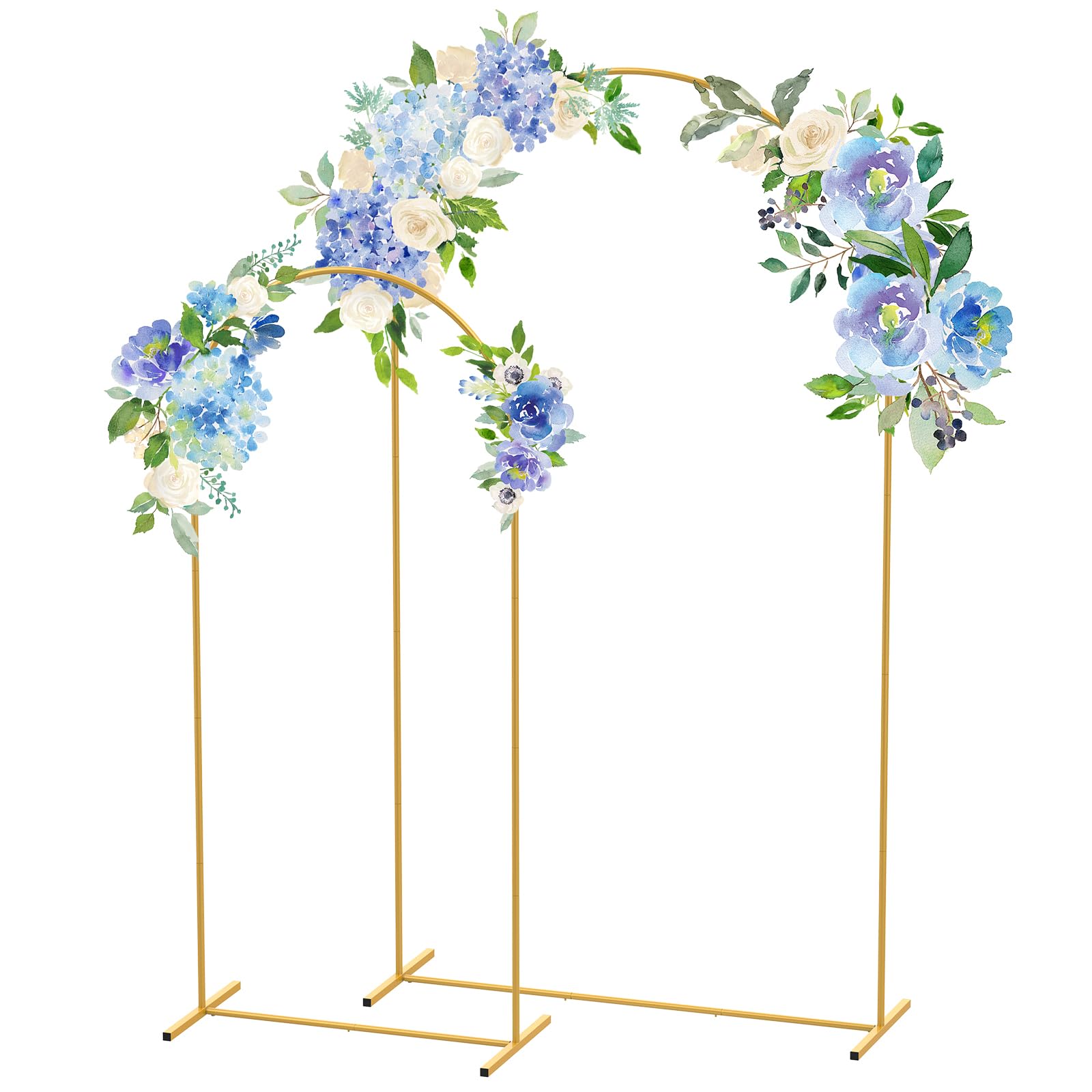 Mua DOMYDEVM Gold Metal Arch Stand,(7.2FT, 6FT) Garden Wedding Arch ...
