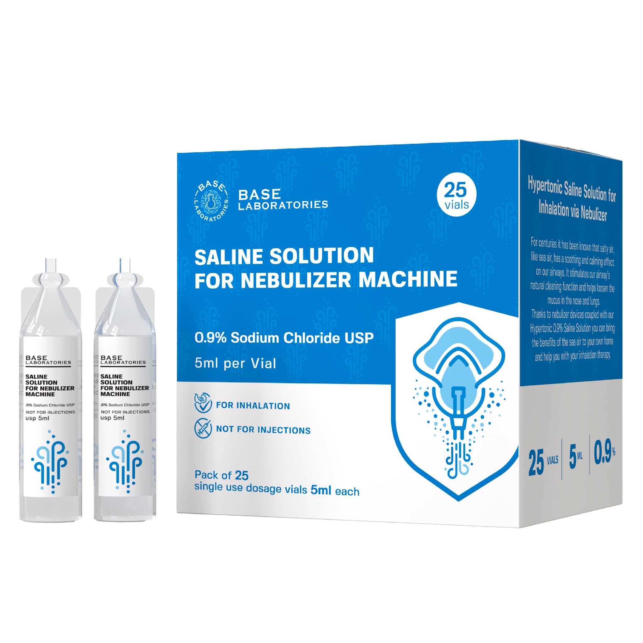 Mua 0.9% Saline Solution for Nebulizer Machine | Saline Solution for ...