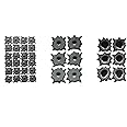 Amazon.com: 3 Sets of Bullet Hole Stickers - Total of 36 Different ...