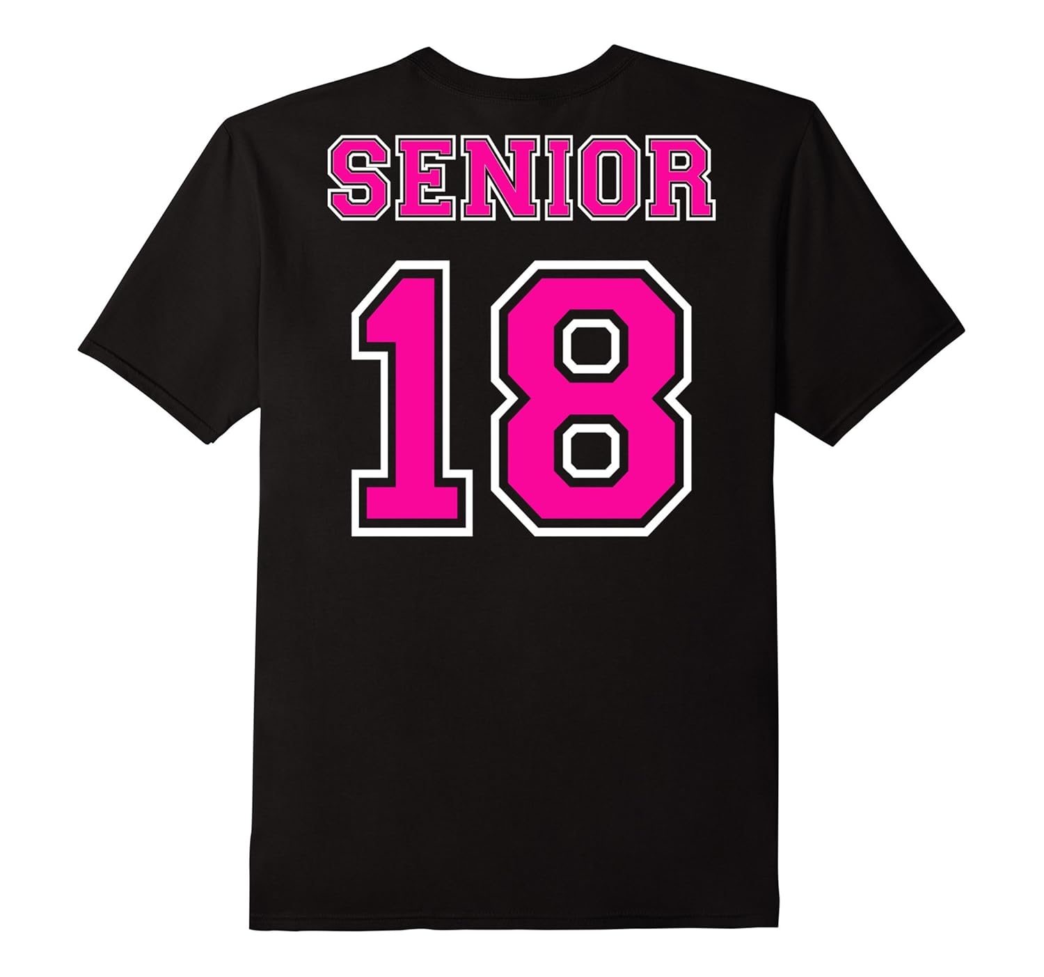 High School Senior Class of 2018 Sports Jersey Style T-Shirt-T-Shirt ...