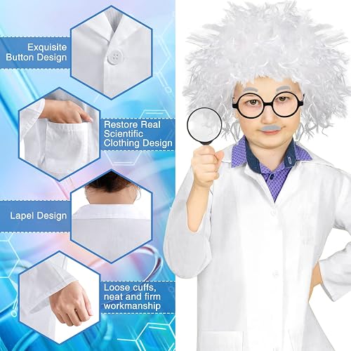 Mad Scientist In Lab Coat Plus Size Mad Scientist Costume For Men