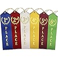 Amazon.com : RibbonsNow 1st - 6th Place Award Ribbons - 72 Total ...