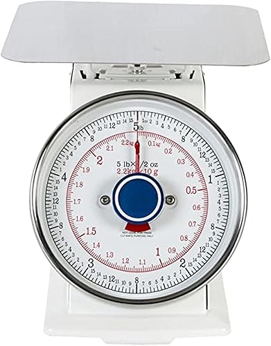 TrueCraftware- 5 lb. Mechanical Kitchen Flat Platform Weighing Food ...