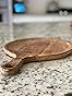 Amazon.com: Round Wood Chopping Cutting Board with Handle Kitchen for ...