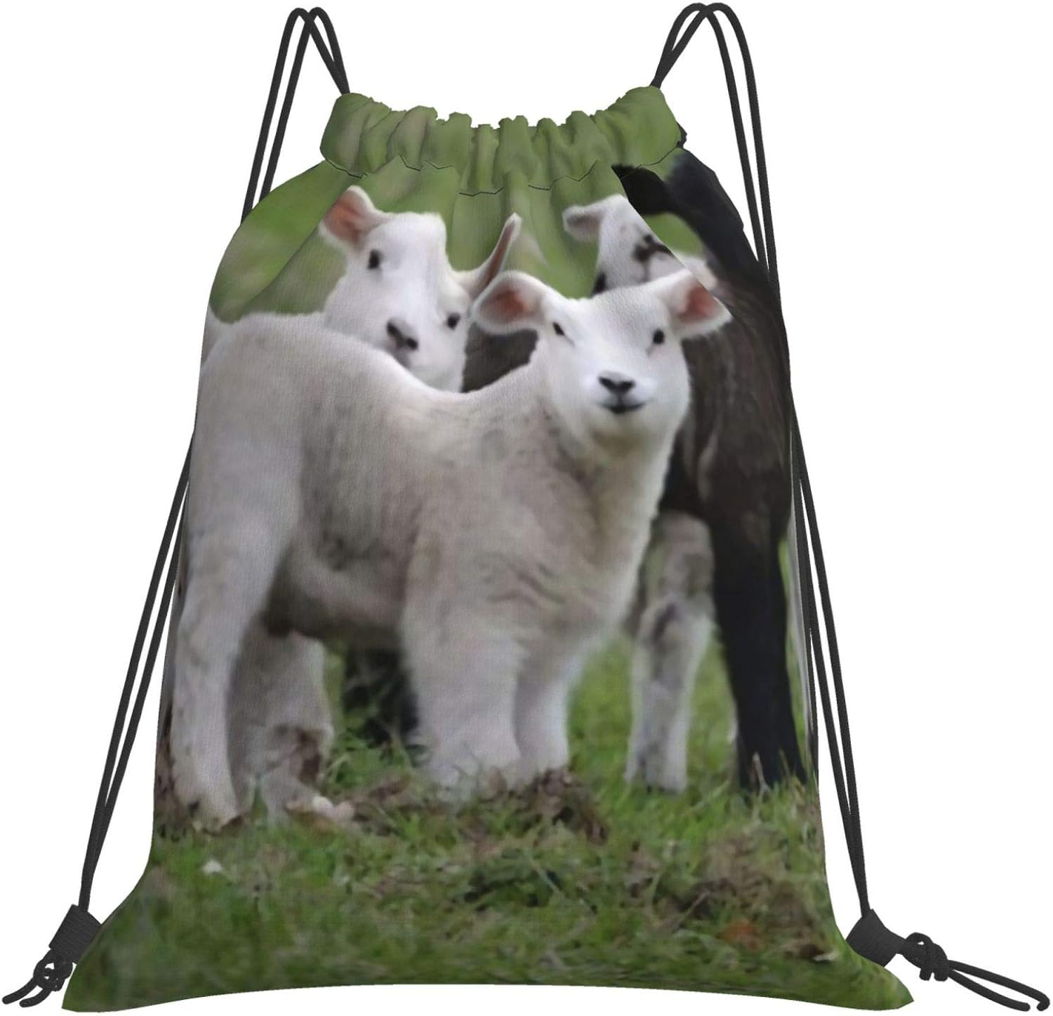 Nicegift Northumbria Norway Sheep Large Drawstring Backpack Suitable ...