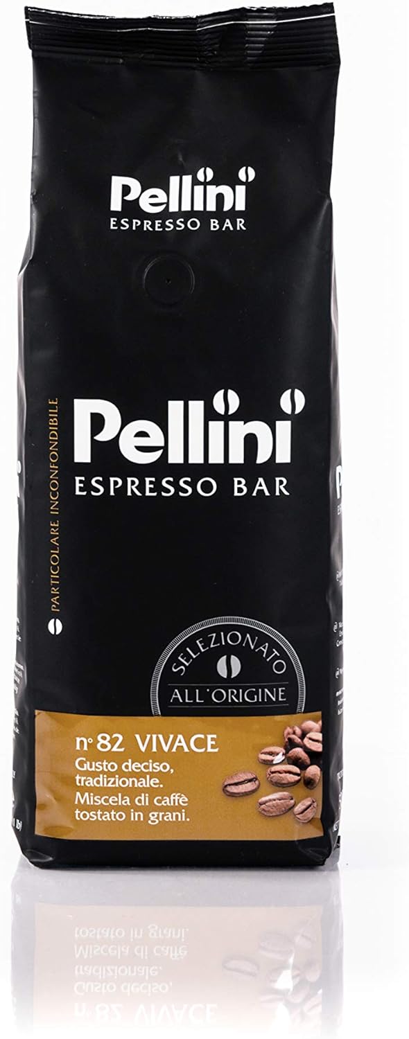 Pellini Caffè, Pellini Espresso Bar Vivace No.82 Roasted Coffee Beans ...