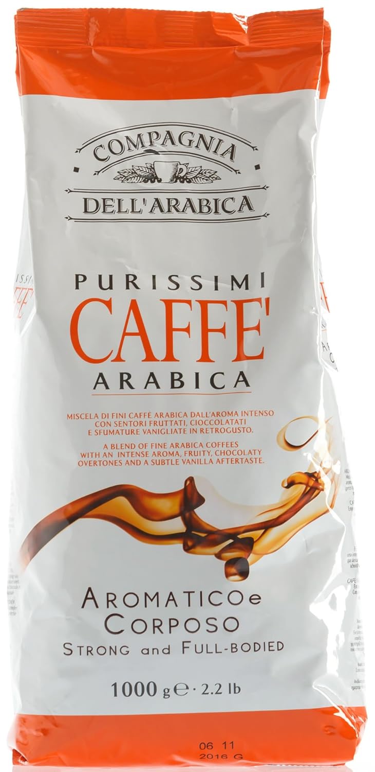 Compagnia Dell'Arabica Espressokaffee Arabica ganze Bohnen 100% Arabica ...