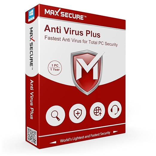 Max Secure Anti Virus Plus Version 6 - 1 PCs, 1 Year (CD): Amazon.in ...