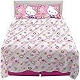 Amazon.com: Franco Hello Kitty Bedding Super Soft Microfiber Sheet Set ...