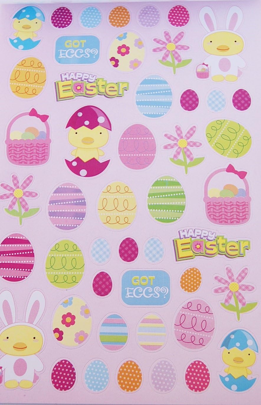 Toys Darice Easter Sticker Book Set Happy Easter and Hoppin Down the ...