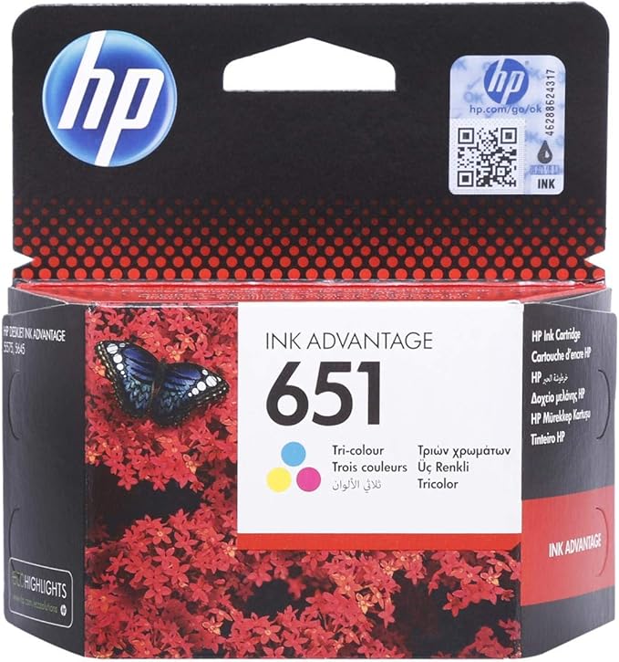 Hp Ink Cartridge - 651, Multi Color: Buy Online at Best Price in UAE ...