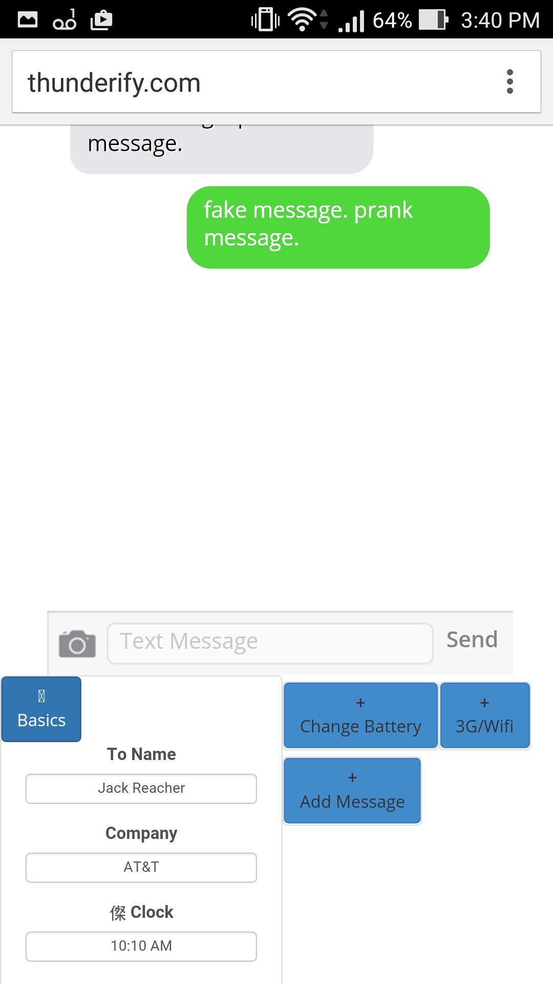 Amazon.com: IOSTextPrank (fake conversation): Appstore for Android