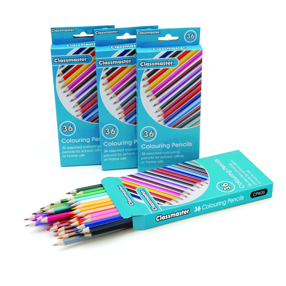 Classmaster Class Box Colouring Pencils – Standard Full-Size, Pre ...